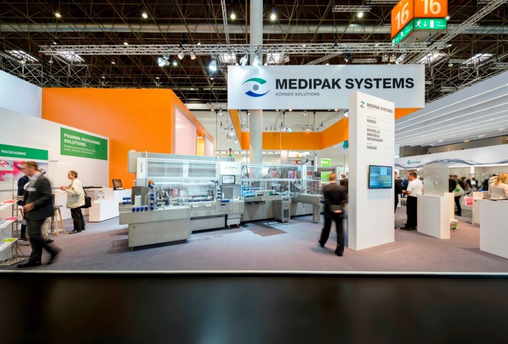 Messebau auf der Interpack in Düsseldorf mit i.xpo